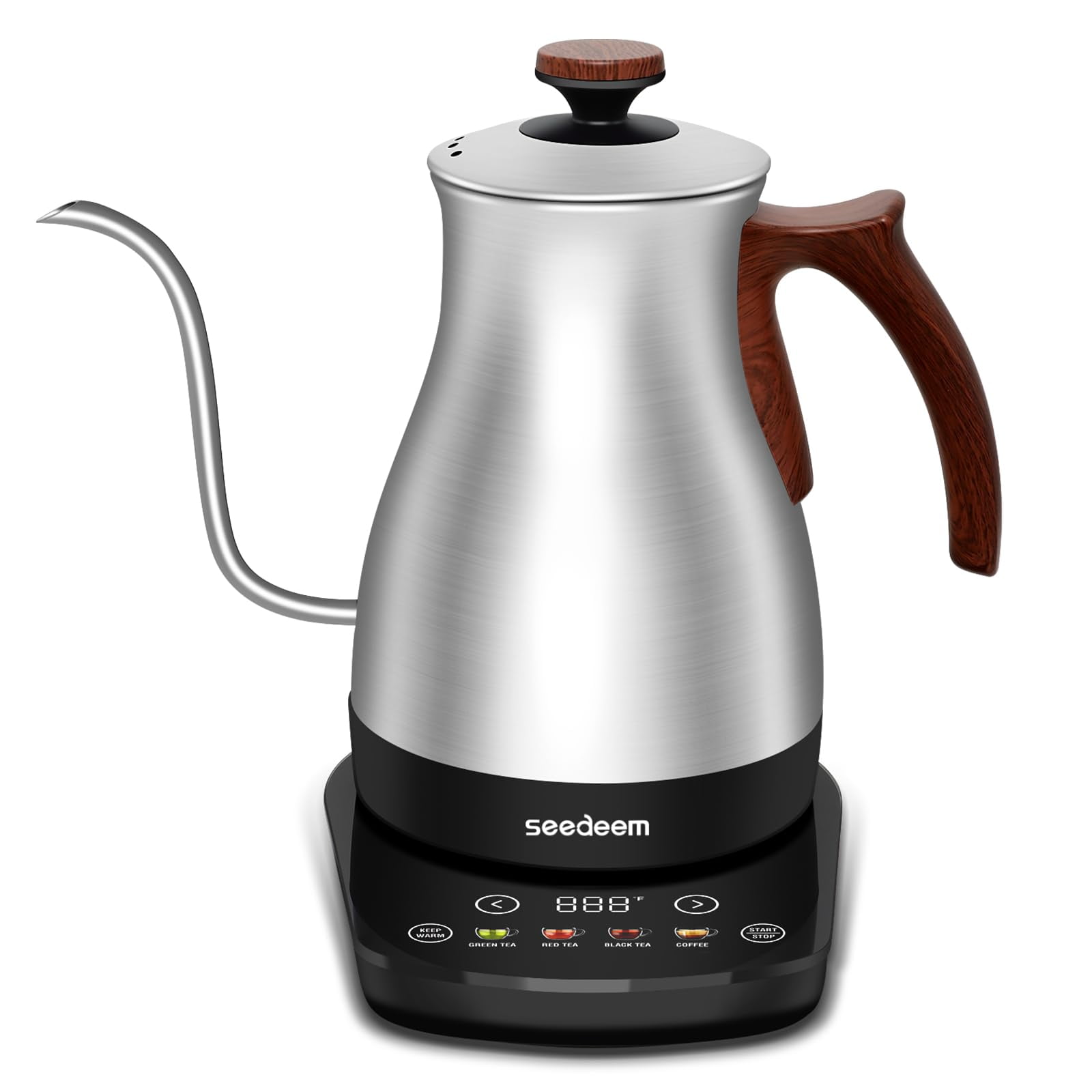 Gooseneck Electric Kettle 1200W Electric Tea & Coffee Kettle with Four ...