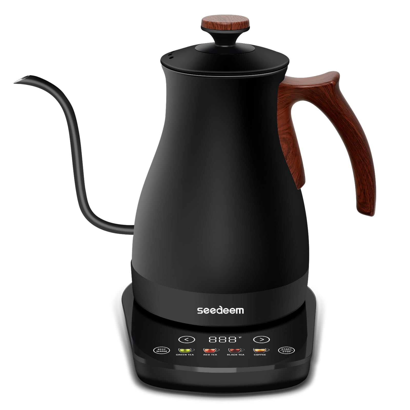 Gooseneck Electric Kettle 1200W Electric Tea & Coffee Kettle with Four ...