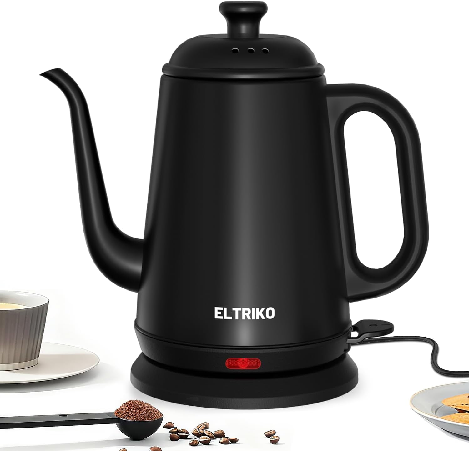 Gooseneck Electric Kettle, 1L Water Boiler, Pour Over Coffee & Tea ...