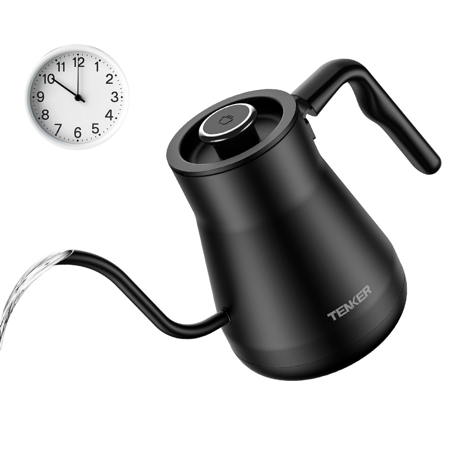 Gooseneck Electric Kettle with ±1℉ Temperature Control for Pour Over ...