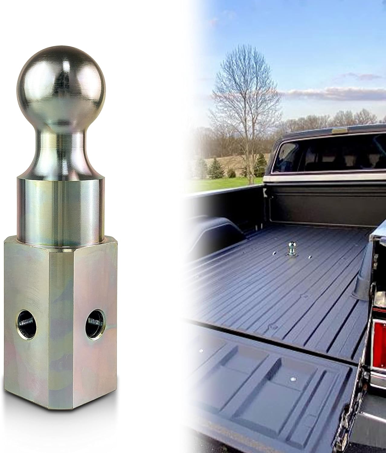 Gooseneck Hitch Ball 2-5/16" Replacement Maximum Load Capacity 30,000 ...