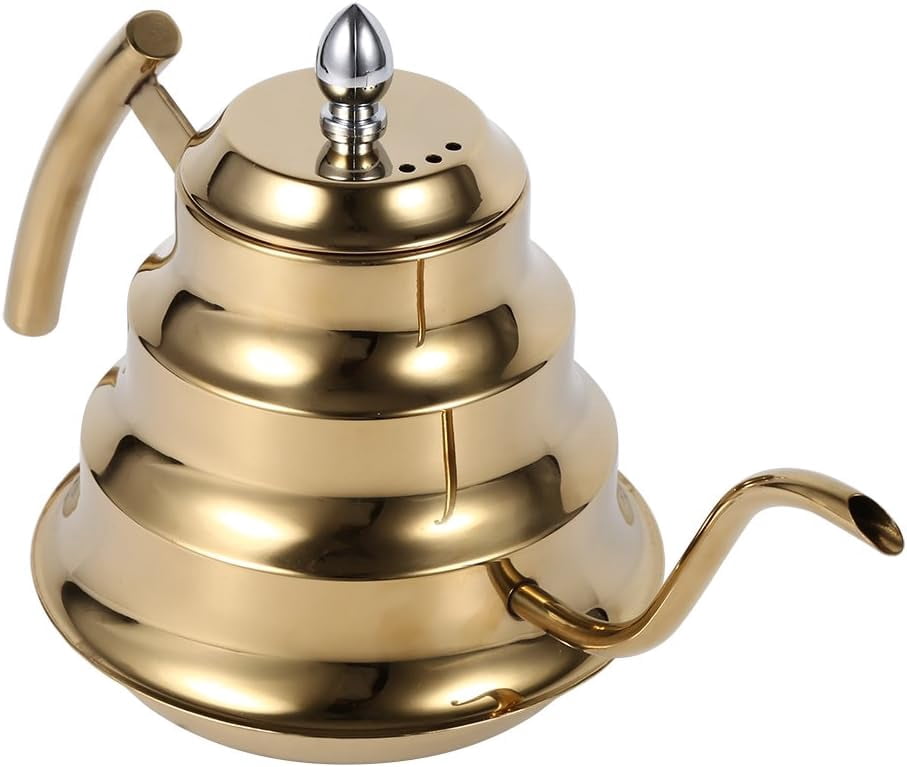 Gooseneck Kettle,Stainless Steel Gooseneck Coffee Kettle Drip Pot Maker ...