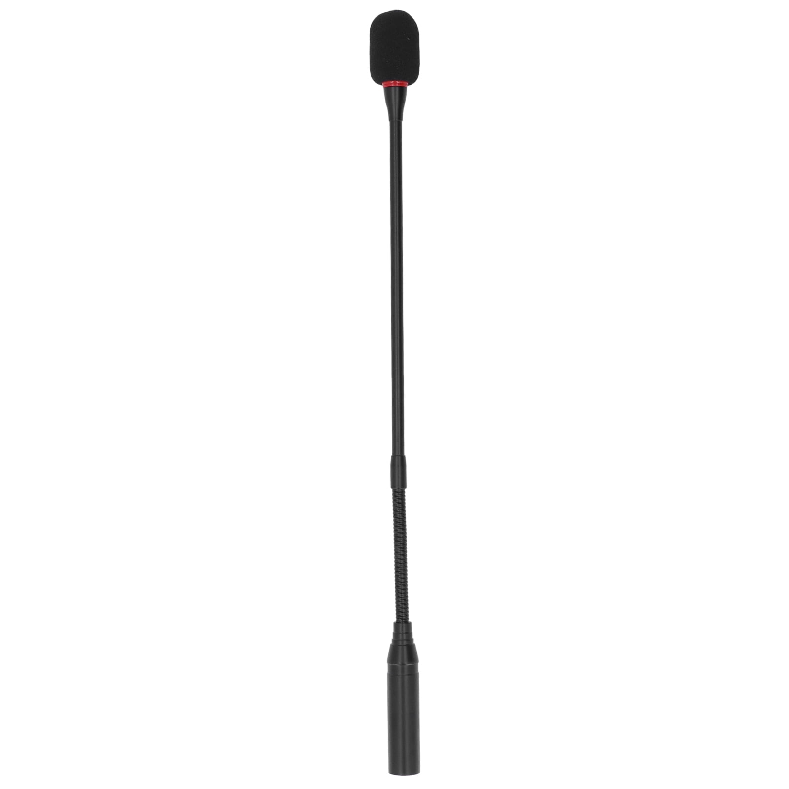 Gooseneck Microphone 17.7in Flexible Noise Reduction Gooseneck Plug in ...