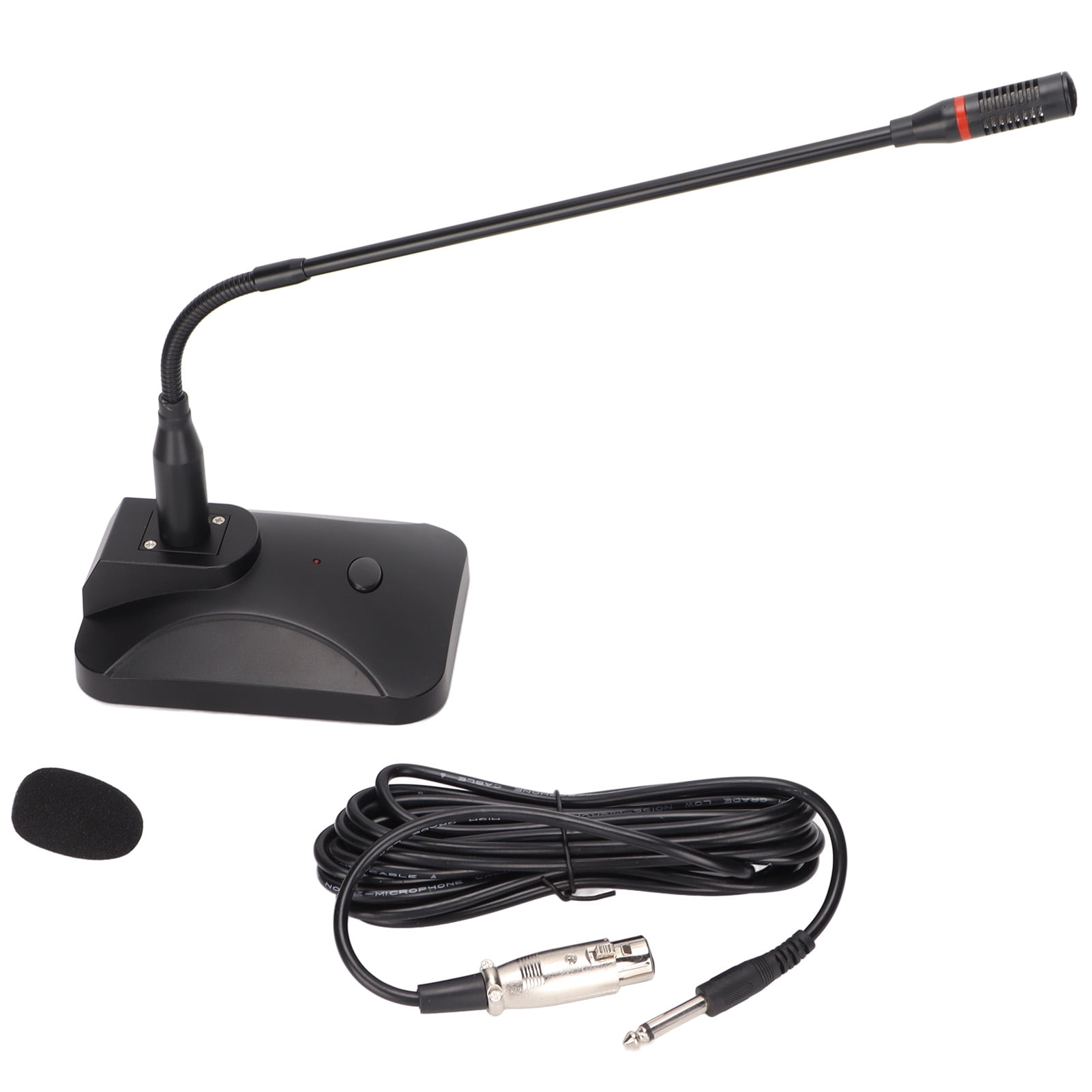 Gooseneck Microphone Adjustable Desk Wired Microphone with XLR Female ...