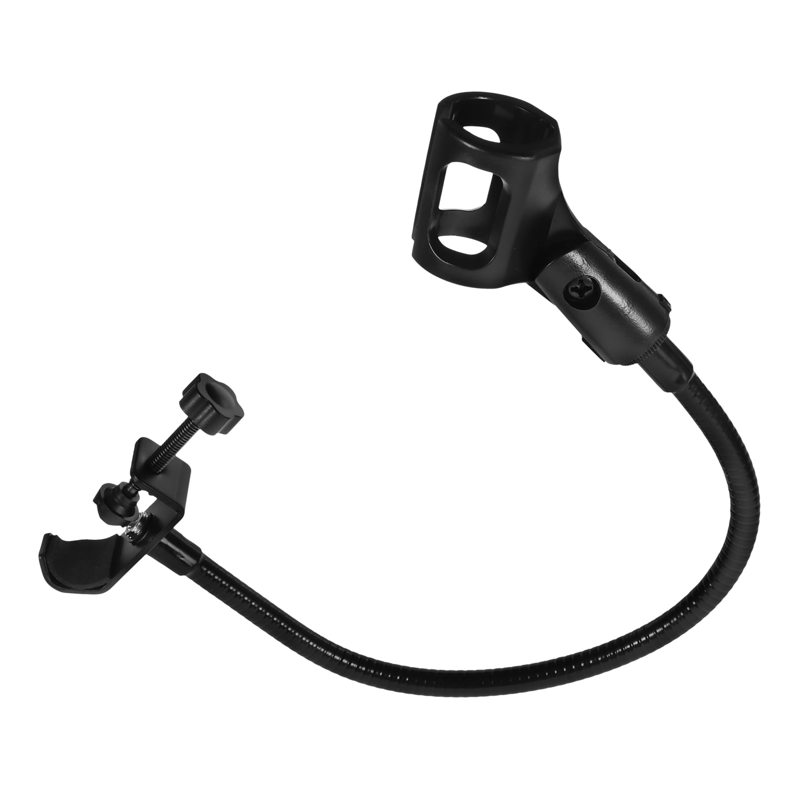 Gooseneck Microphone Stand Mount Stands Desktop Iron Abs - Walmart.com