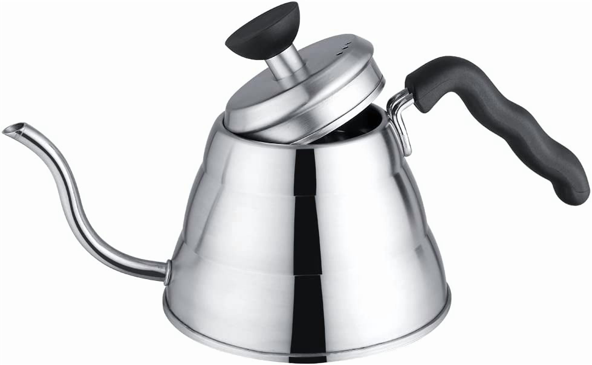 Gooseneck Pour Over Coffee Kettle, Topyond Tea Kettle Gooseneck, 1.2L ...