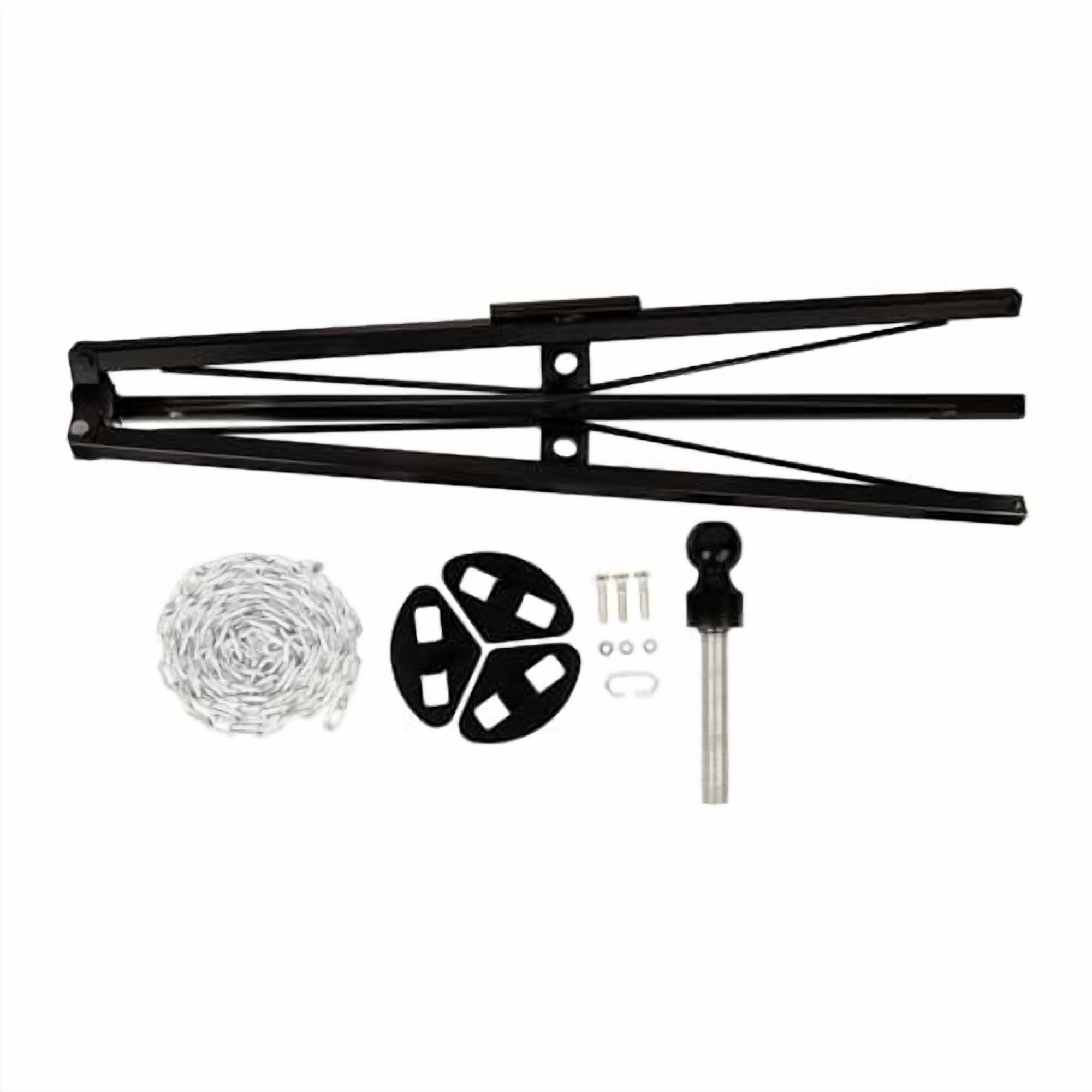 Gooseneck RV Tripod Stabilizer for 5th Wheel Trailers Adjustable Height ...