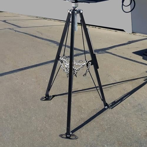 Gooseneck RV Tripod Stabilizer for 5th Wheel Trailers Adjustable Height ...