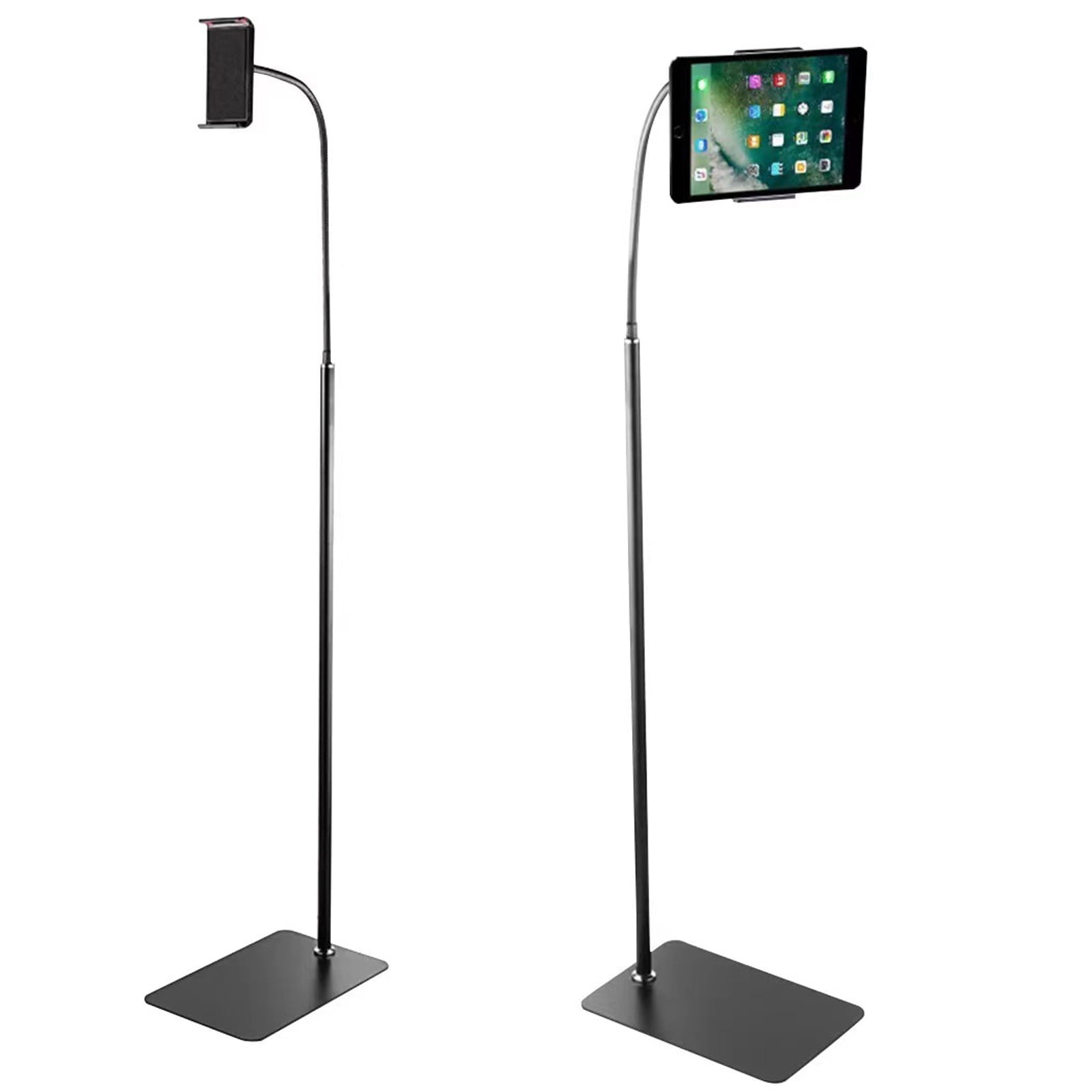 Gooseneck Tablet Floor Stand Tall，Adjustable Height Universal 360 ...