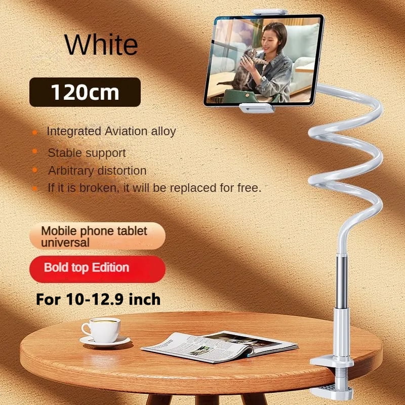 Gooseneck Tablet Stand for Bed Rotatable Phone Holder for 4-12.9'' Lazy ...