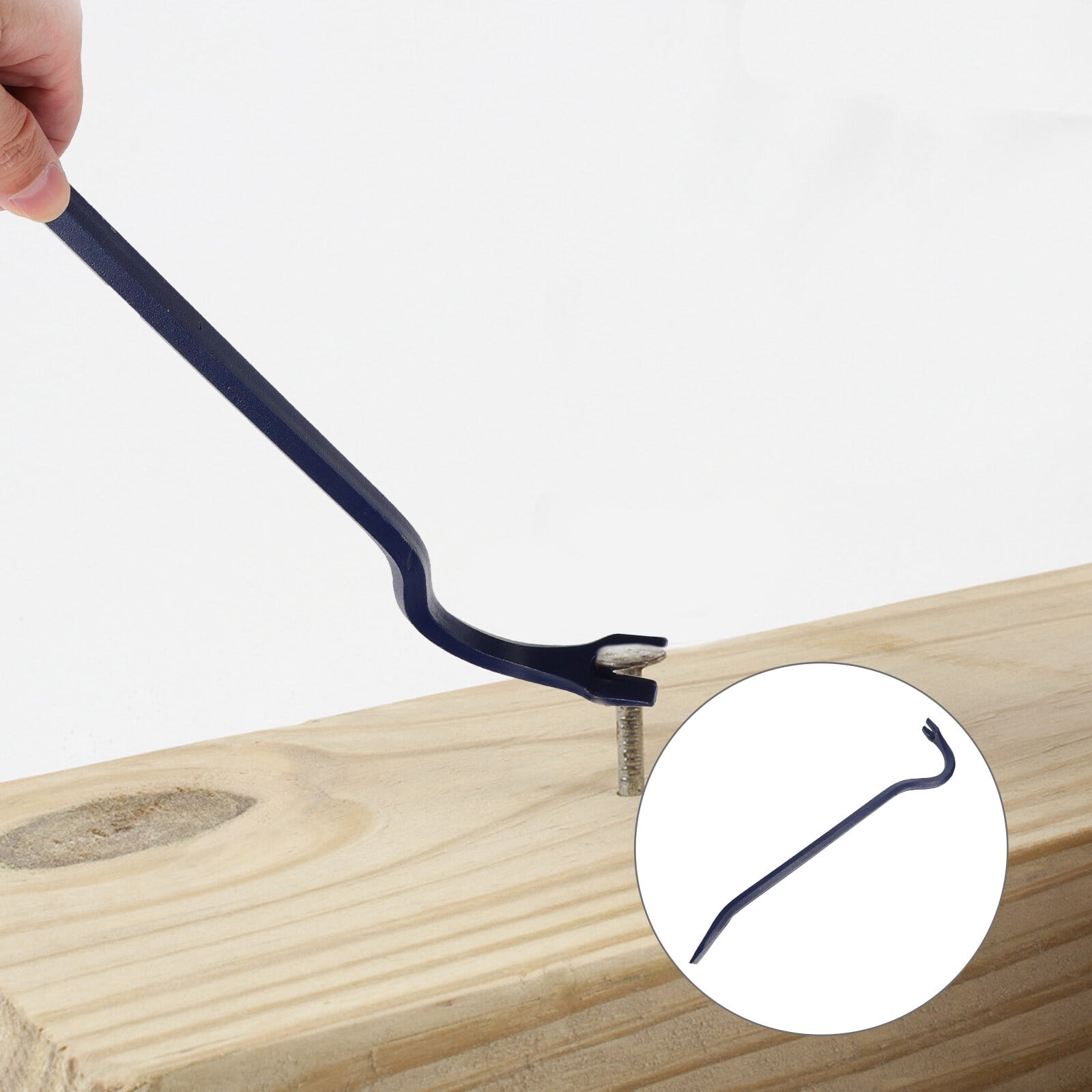 Gooseneck Wrecking Bar Manganese Steel Pry Bar Angled Chisel End Crow ...