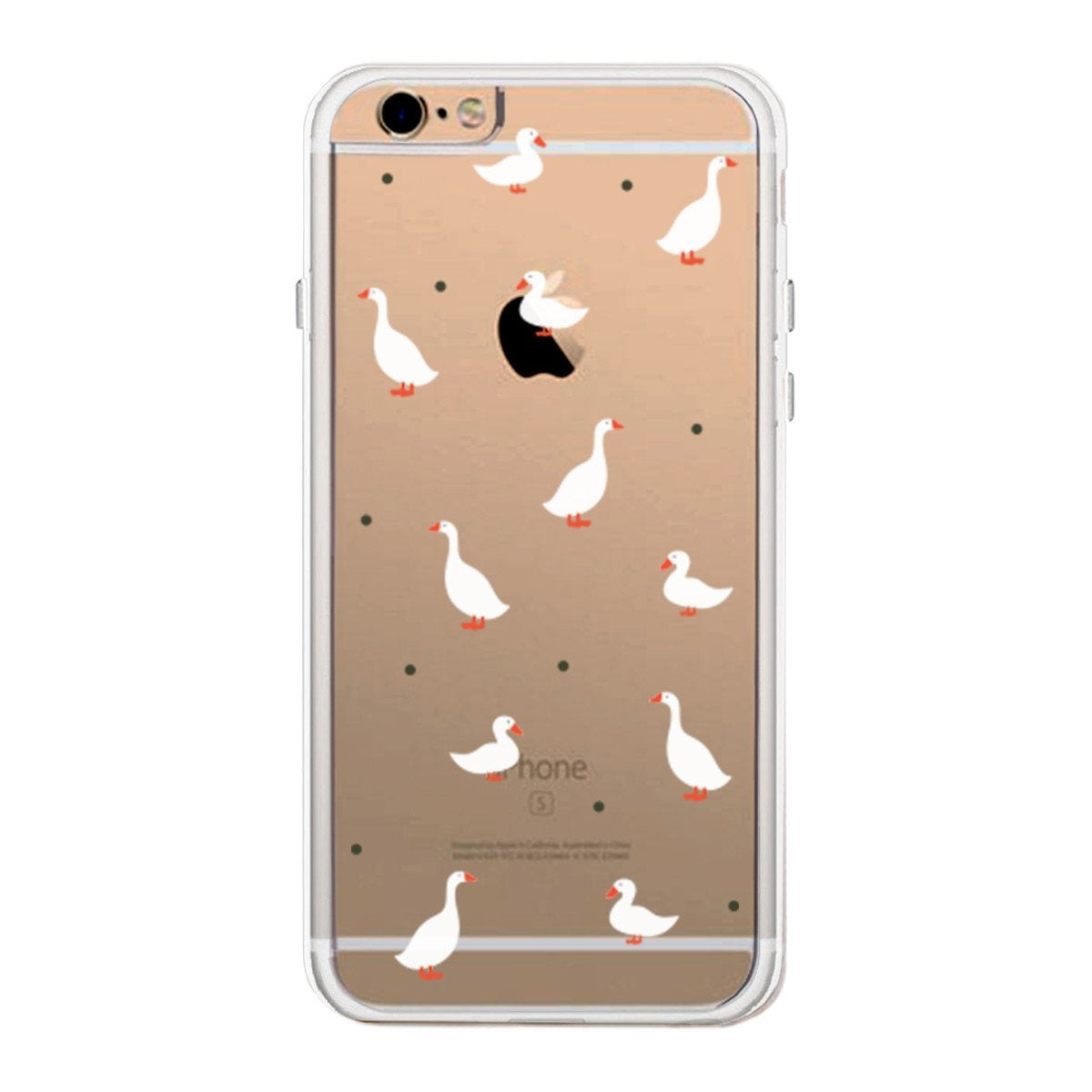 Gooses Pattern Phone Case Cute Clear Phonecase - Walmart.com
