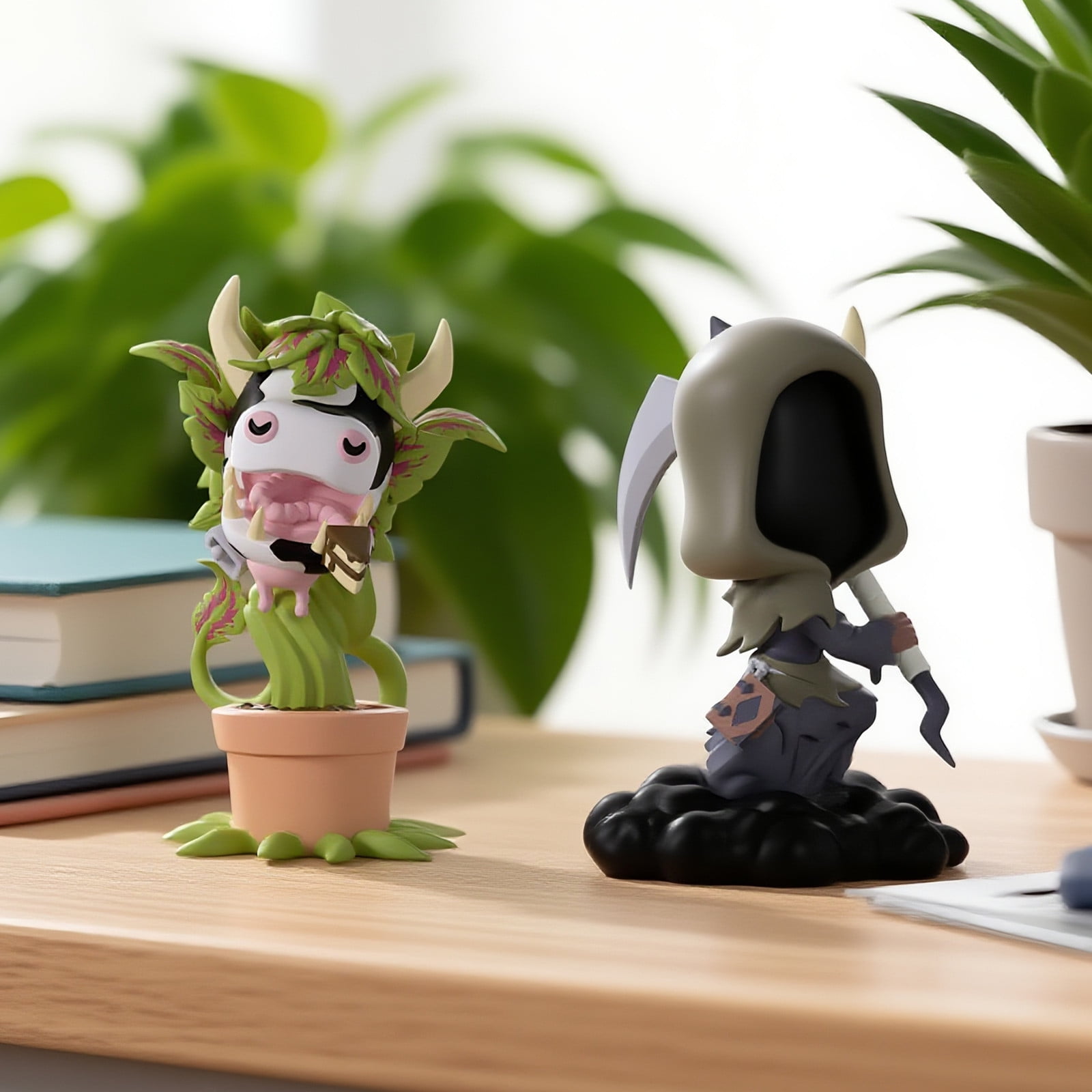 Goote The-Sims Action Figure - the Grim Reaper & Cow Plant - Gifts for ...
