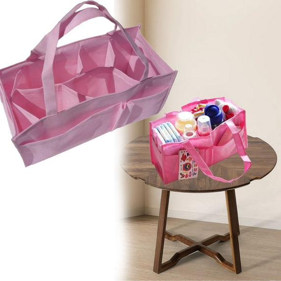Goowood Baby Nappy Organizer Bag Multi Pocket Diaper Caddy Portable Non ...