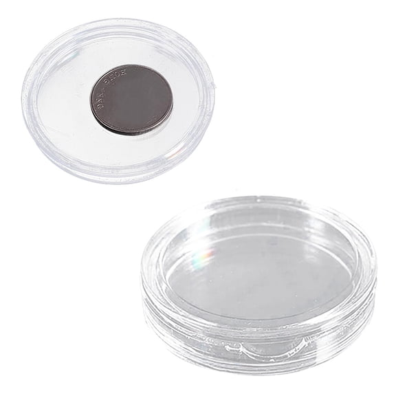 Creative 27 mm Coins Holder Plastic Coins Storage Box Coin Collection ...