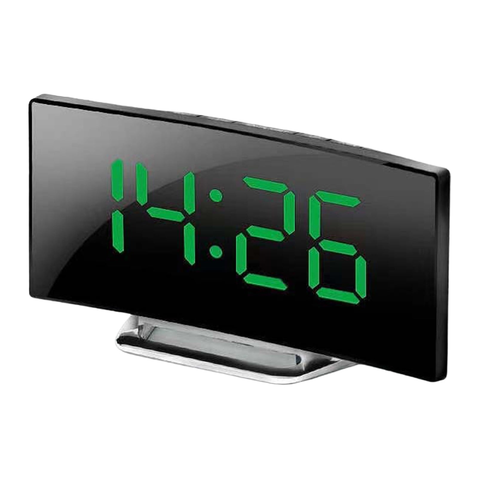 Goowood Digital Alarm Clock for Bedrooms Large LED Mirror Display ...