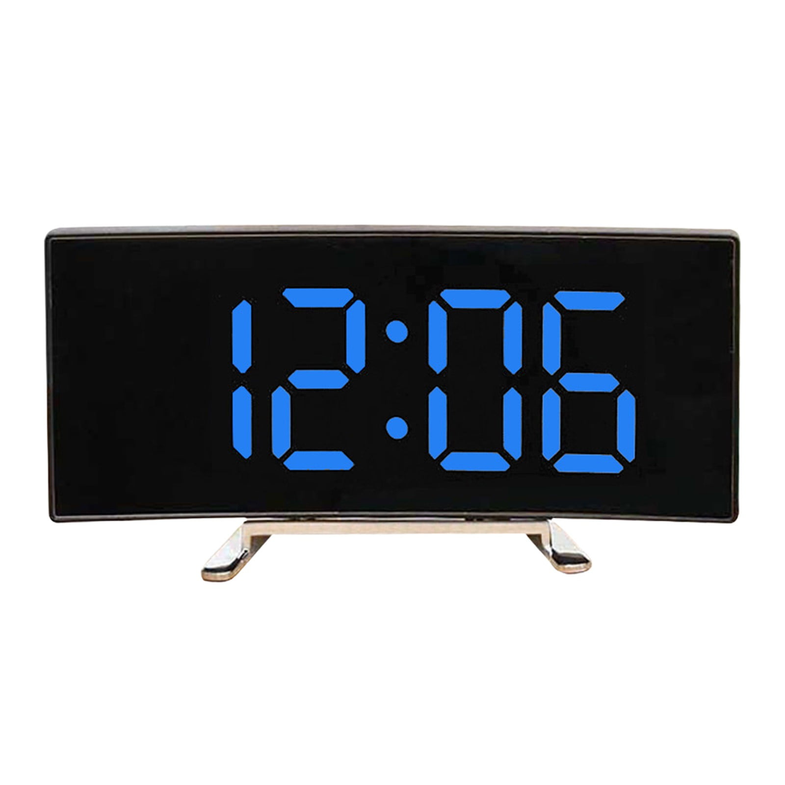 Goowood Digital Alarm Clock for Bedrooms Large LED Mirror Display ...