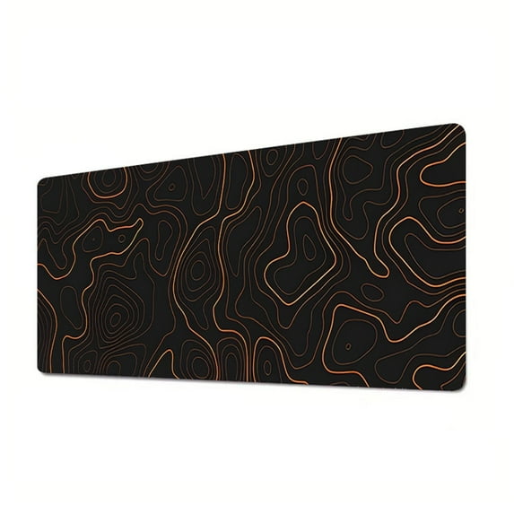 Goowood Large Desk Mat Abstract Texture Topographic Gaming Mouse Pad ...