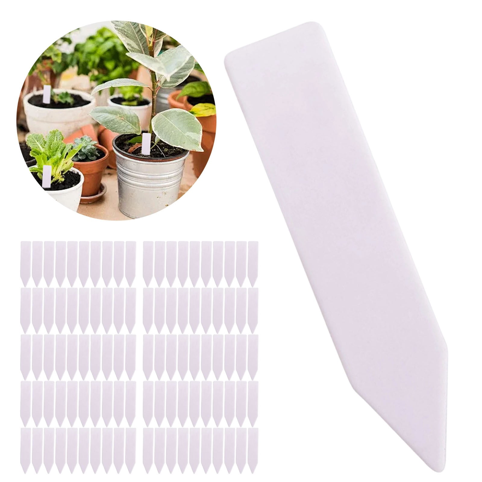 Goowood Plant Labels Garden Markers Seed Tags Nursery Stakes Reusable ...