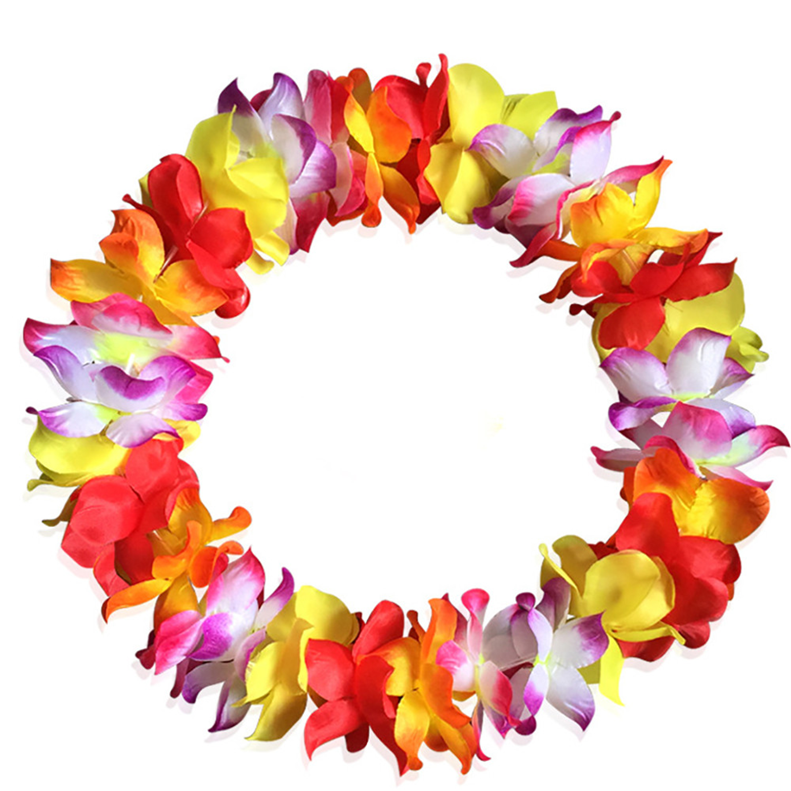 Goowoood Tropical Flower Lei Garlands for Costume, Dance, Beach Party ...