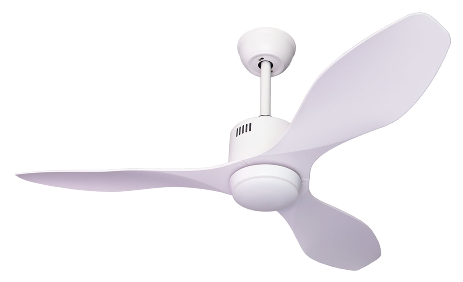Goozegg 48'' White Ceiling Fan with LED Light Remote Control 3 Blades ...