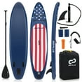 Goplus 10' Inflatable SUP Board Portable Adjustable Stand Up Paddle ...