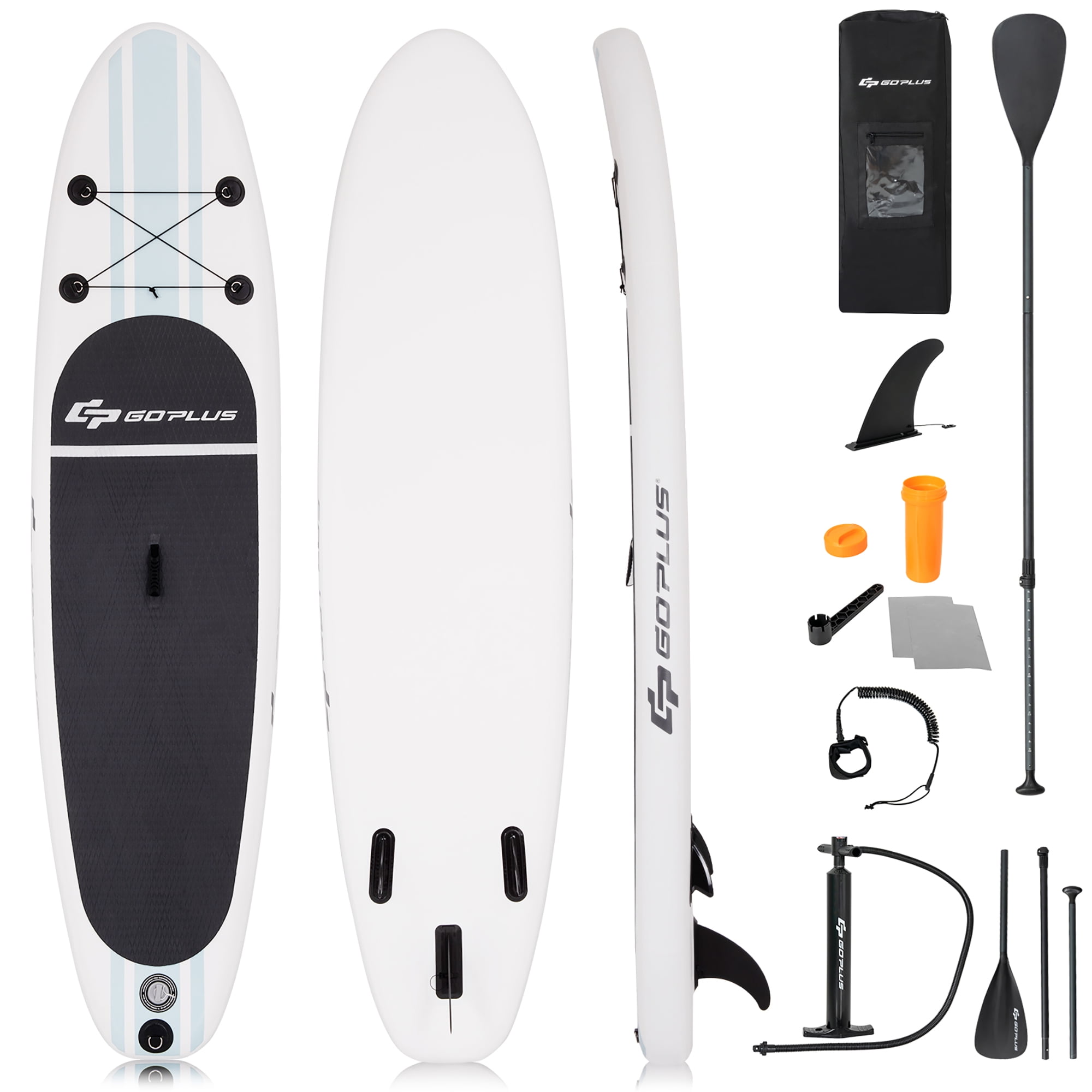Goplus 11' Inflatable Stand Up Paddle Board SUP with Paddle, Pump ...