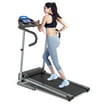 Gymax Adjustable Folding Treadmill for Home, Walking/Running Machine w ...