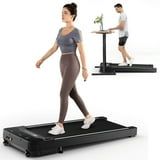 Goplus 1HP Home Fitness Under-Desk Walking Treadmill for Cardio ...