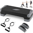 Goplus 3-in-1 Aerobic Step Platform, 600 LBS Adjustable Exercise ...