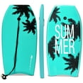 Goplus 37'' Lightweight Super Body board Surfing W/Leash IXPE Deck EPS ...