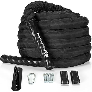 Gymenist Heavy Duty Workout Battle Rope For Exercise Training, Material ...