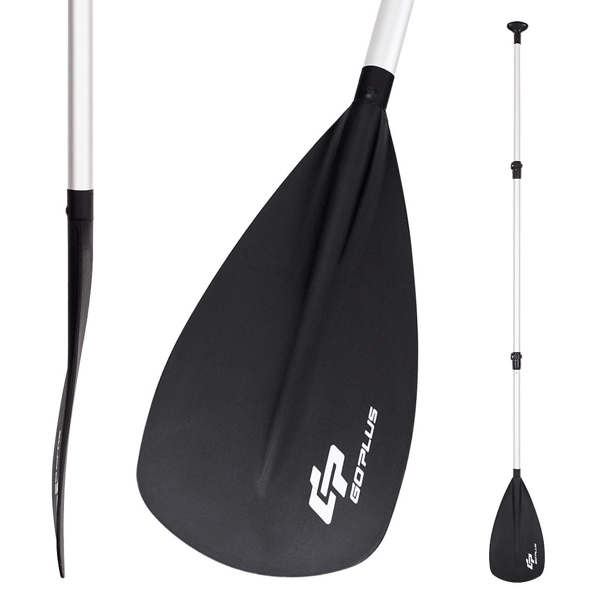 Goplus Adjustable 3-Piece Aluminum Alloy SUP & Surf Paddle, Ideal for ...