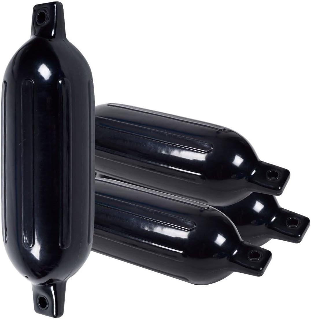Goplus Boat Fenders 4 Pack, 3mm Thick UV-Resistant Pontoon Boat Bumper ...