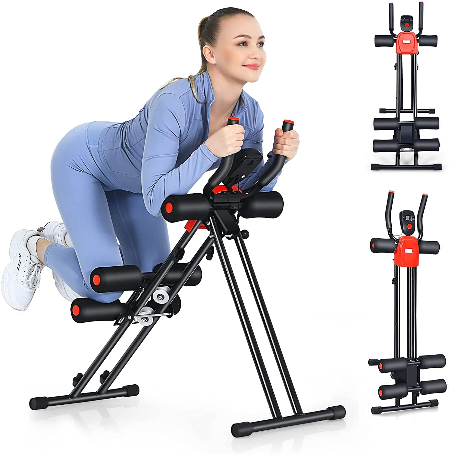 Goplus Foldable Core Abdominal Trainer, AB Workout Machine Exercise ...