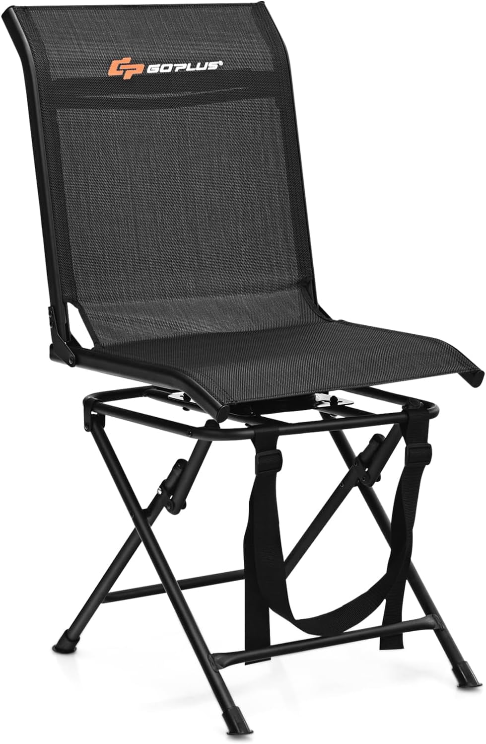 Goplus Hunting Chair, 360°Swivel Hunting Blind Chair with Carrying ...