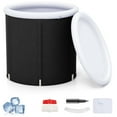 Goplus Ice Bath Tub for Adult Outdoor Ice Plunge Tub with Lid 66 Gal ...