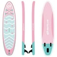Goplus Large Inflatable SUP Board, Portable Paddle Board with 5D rings ...