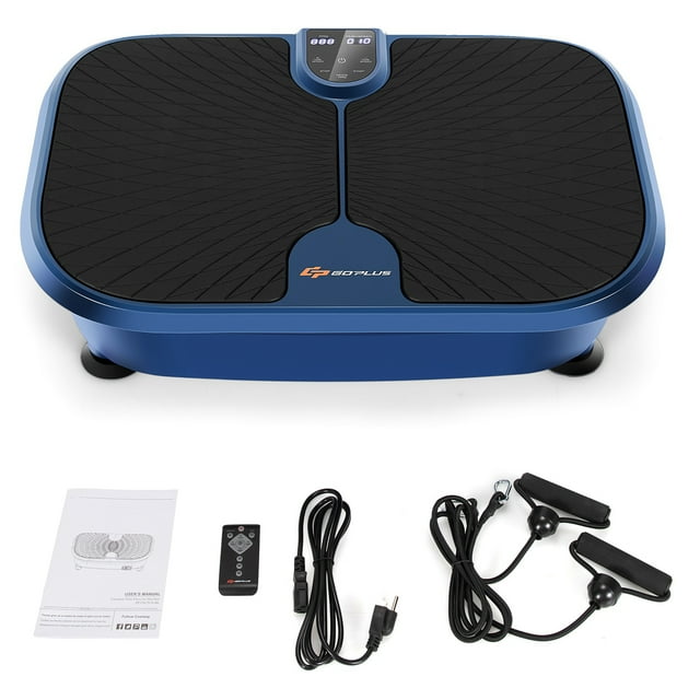 Goplus Fitness Vibrating Platform - Compact Whole Body Exercise Machine ...