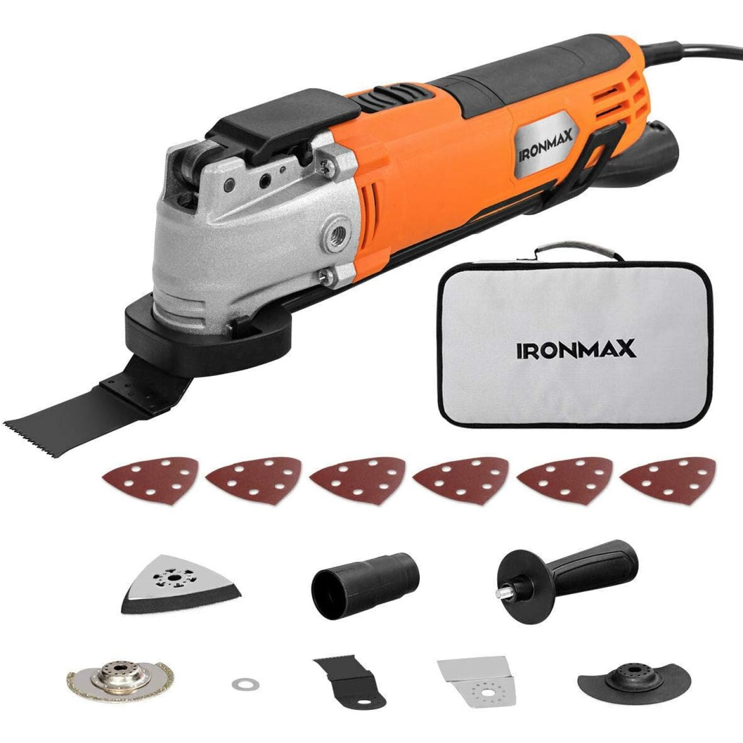 Goplus Oscillating Tool, 1.5A Oscillating Multi Tool with 3 ...