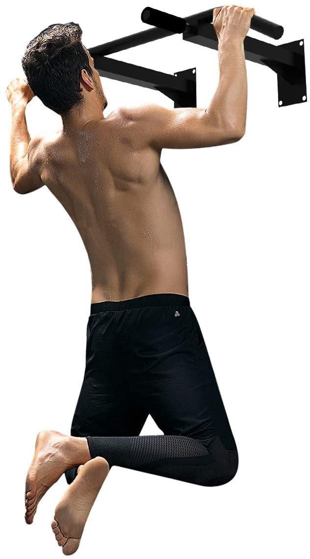 Goplus Pull up Bar Chin up Station Wall Mounted Home Gym Exercise ...