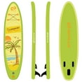 Goplus Small Inflatable SUP Board, Portable Paddle Board with 5D rings ...
