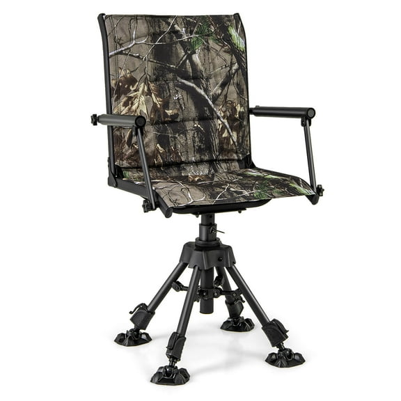 Danrelax Heated 360° Swivel Hunting Blind Chair, Integrated Warm Seat ...
