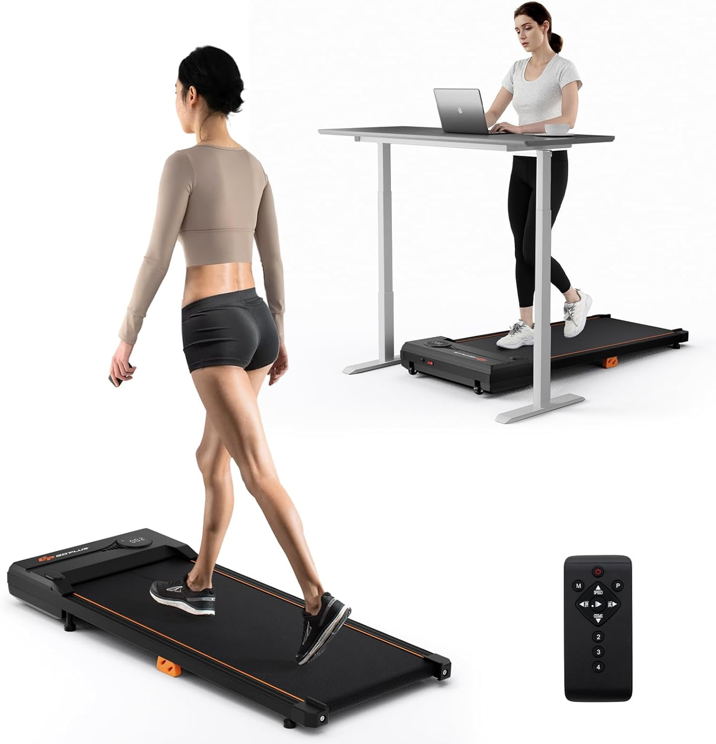 Goplus Under Desk Treadmill