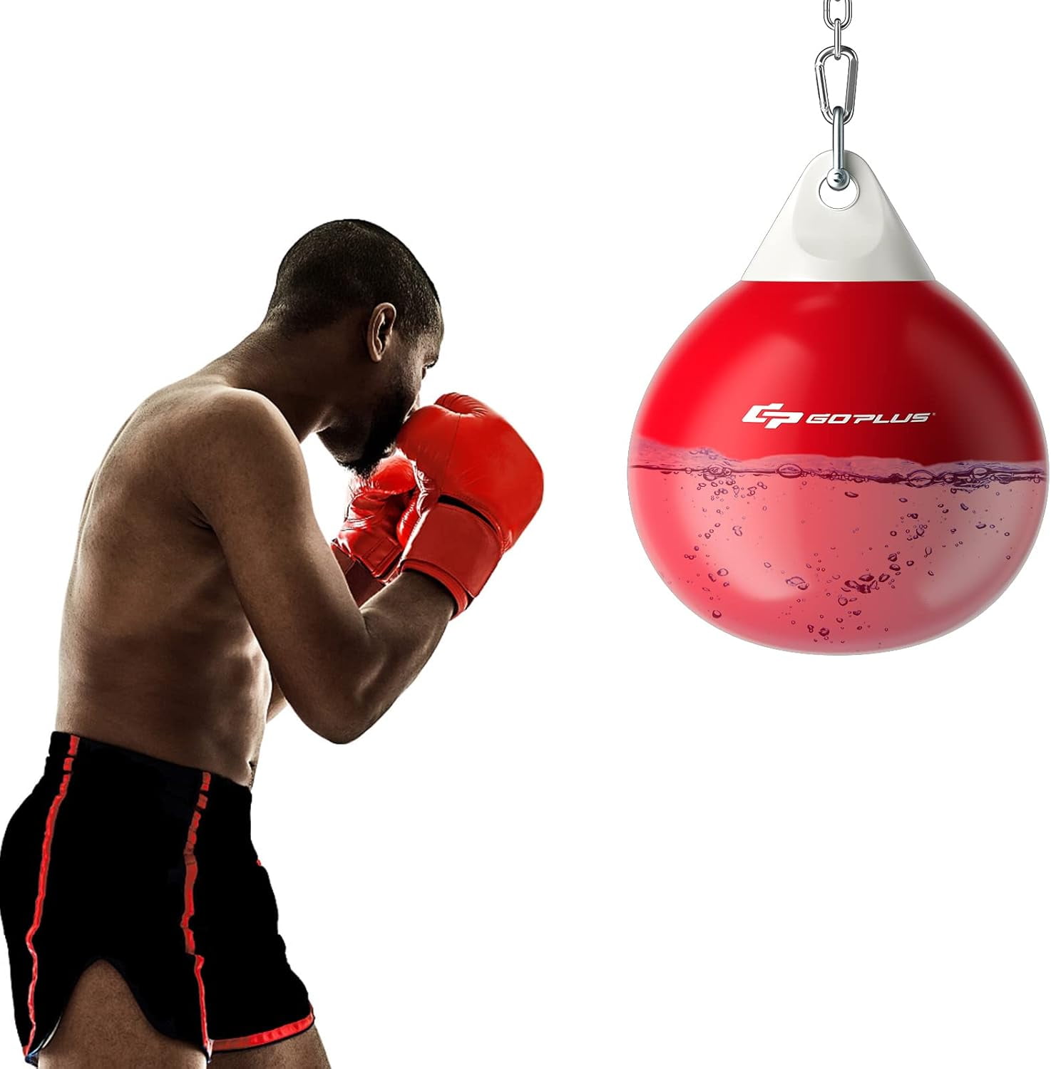 Goplus Water Aqua Bag, 21'' 180 Pound /18” 110 Pound Heavy Punching Bag ...
