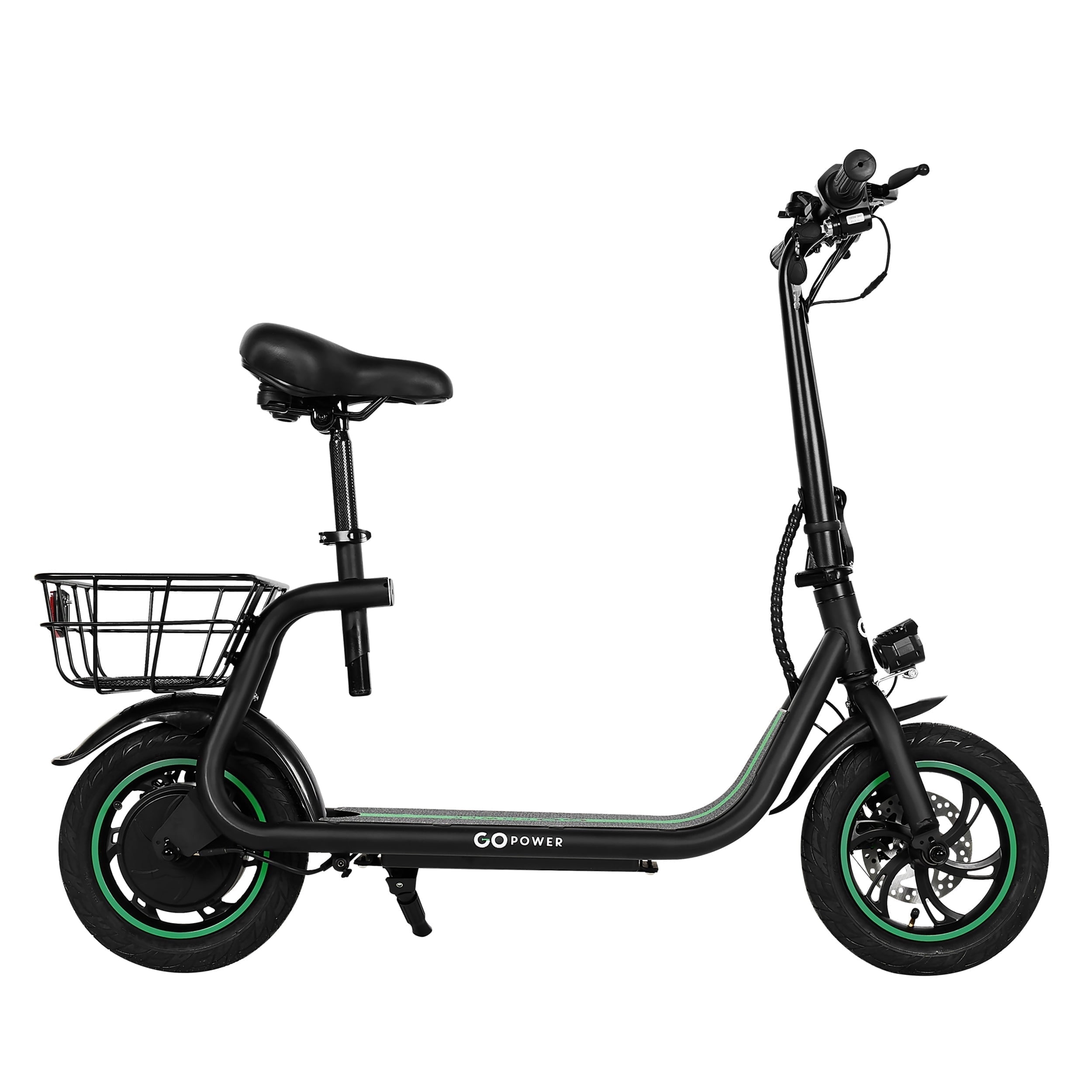 Gopowerbike Go Flow Electric Scooter with Seat | 350W 36V | Teens and ...