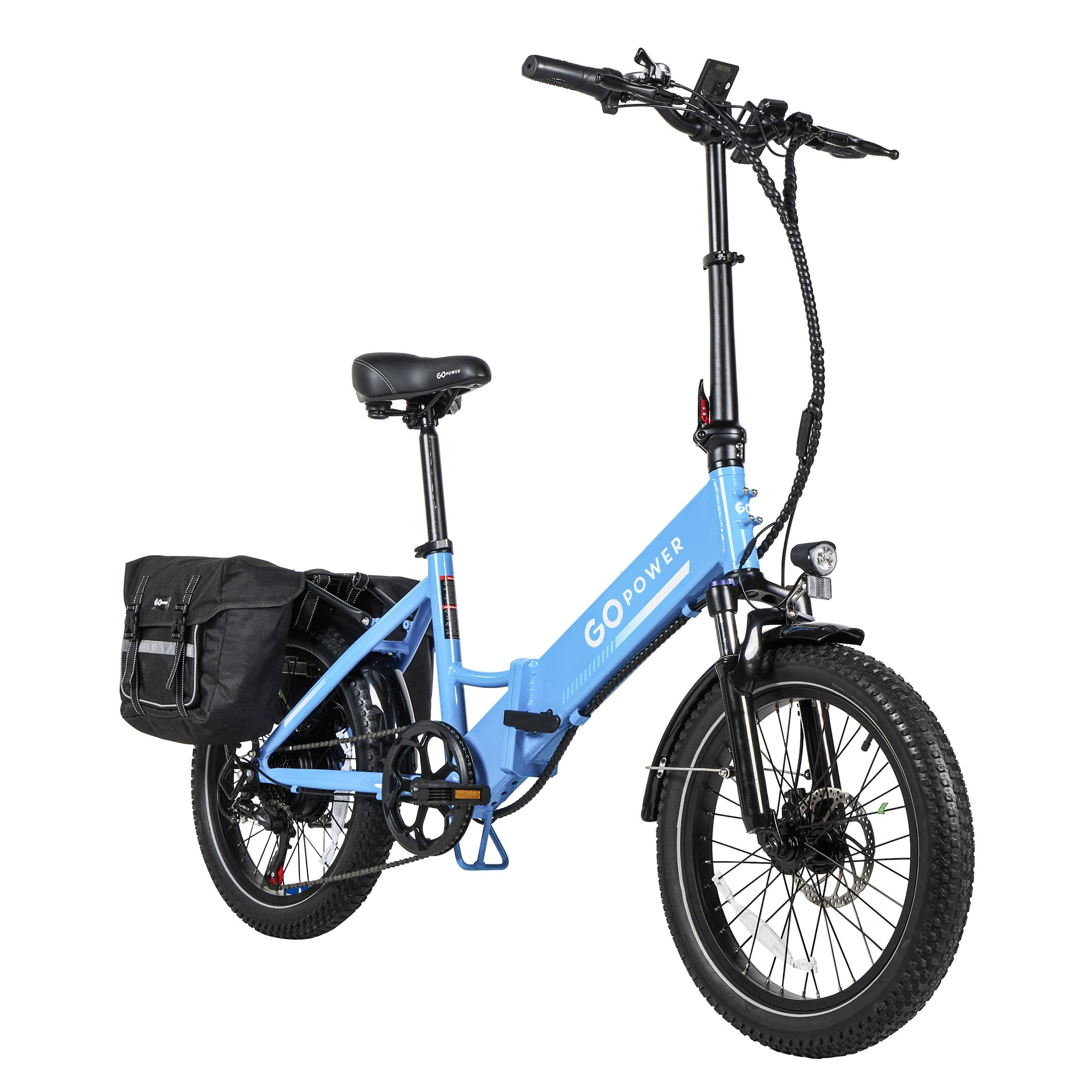 Gopowerbike Go Plus Folding Electric Bike 500W Motor, 20mph Top Speed ...