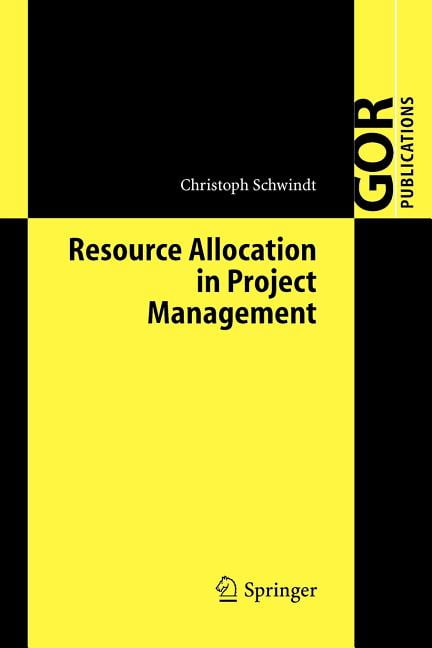 Gor-Publications Resource Allocation in Project Management, (Paperback ...