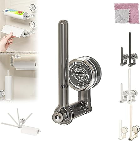 Goramblessip Multifunctional Sucker Hanging Rod, No Drill Suction Cup ...