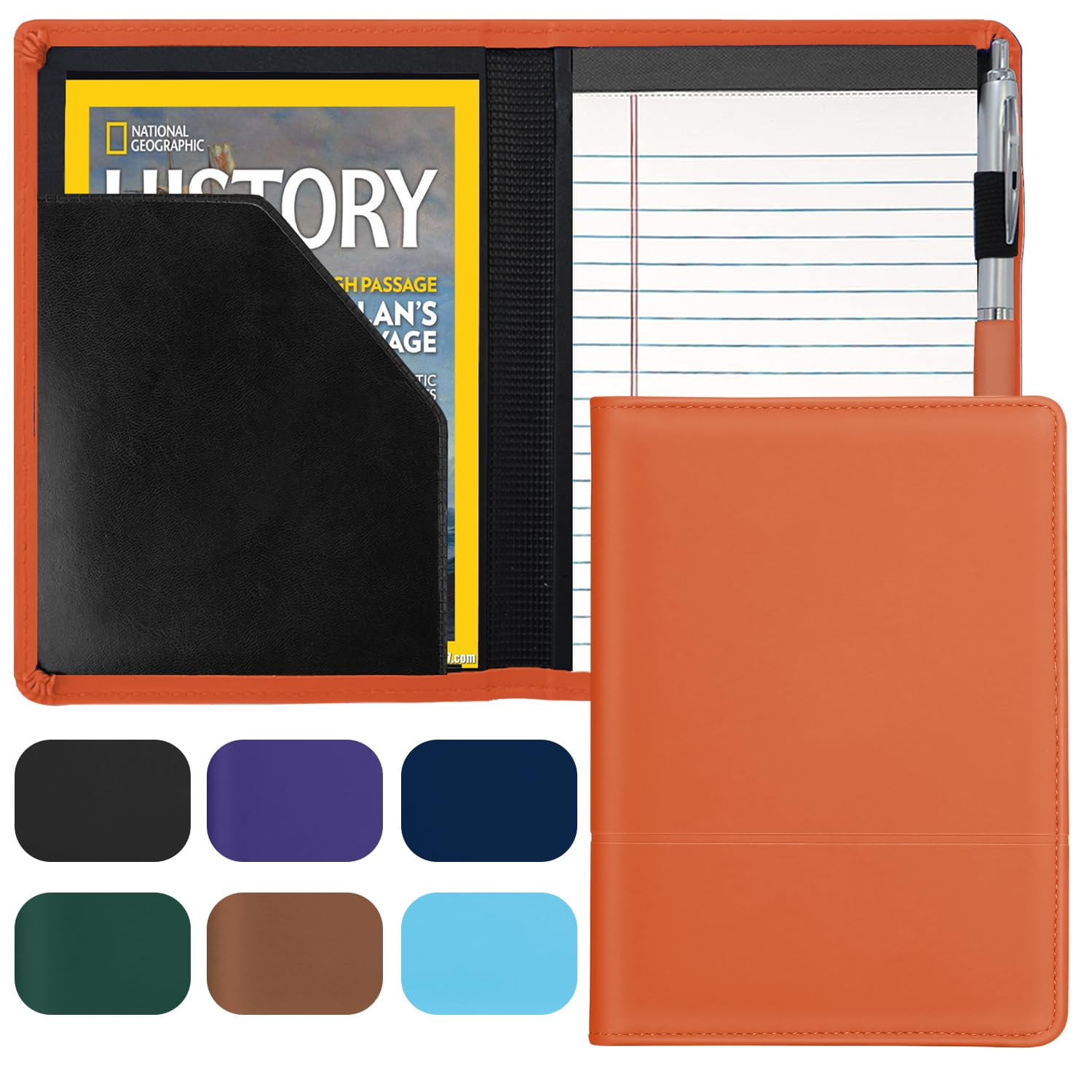 Gorbado Padfolio/Portfolio Binder, Mini Padfolio Portfolio Binder 5 x 8 ...